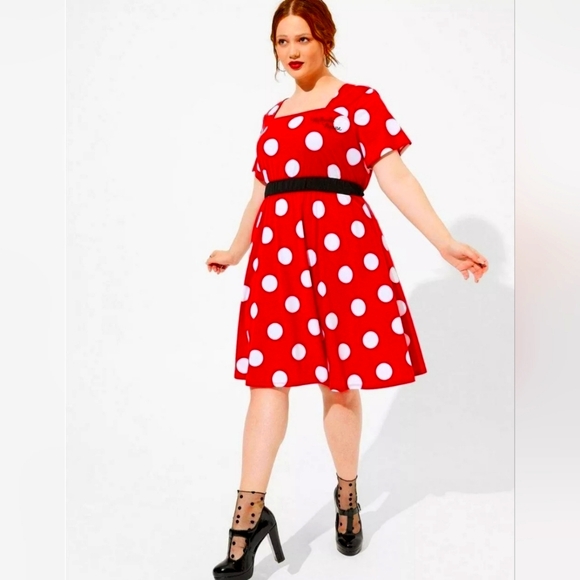 torrid | Dresses | Torrid Minnie Mouse Plus Size 5 Dress Halloween ...